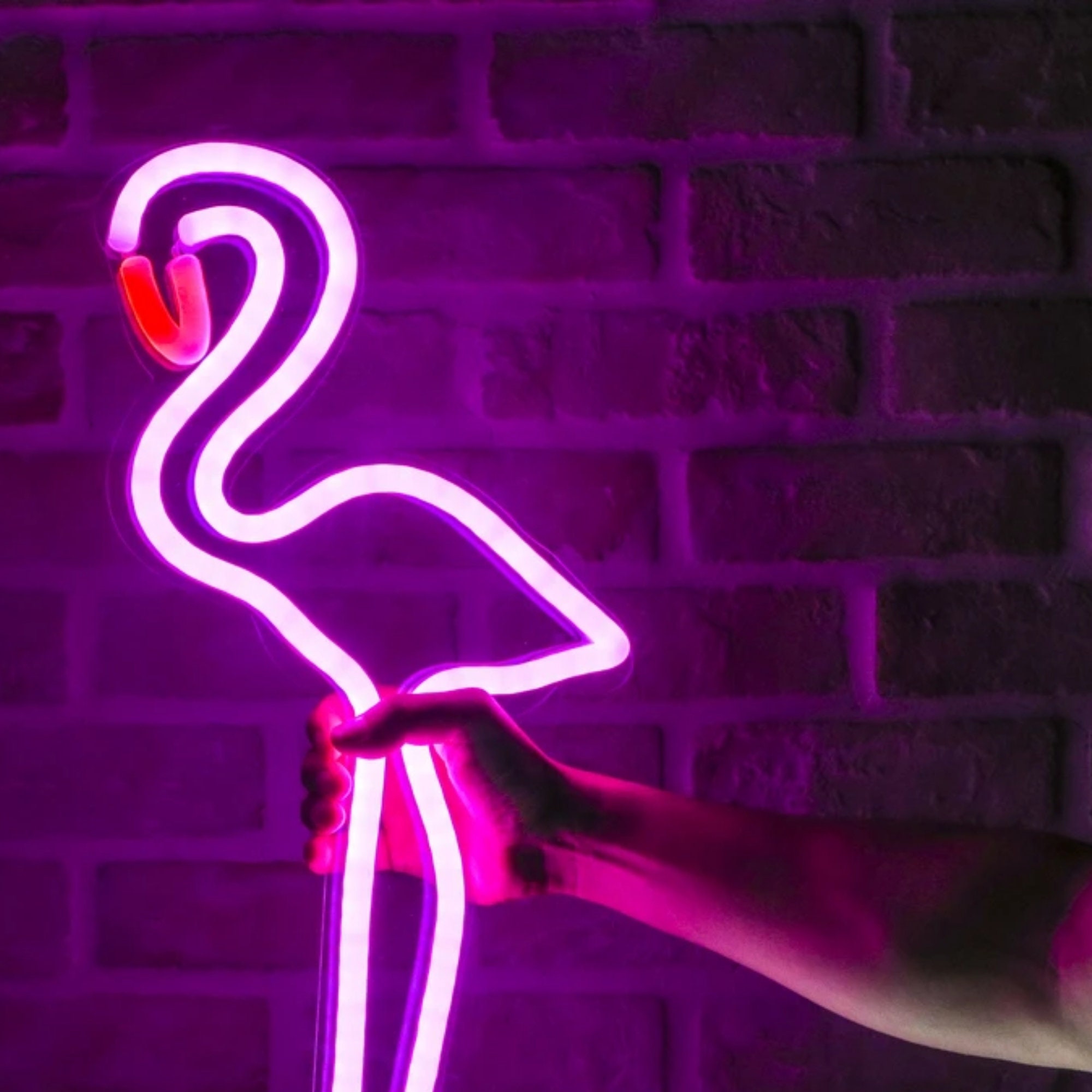 Flamingo LED Neon Sign Pink Flamingo Flamingo Party Home - Etsy