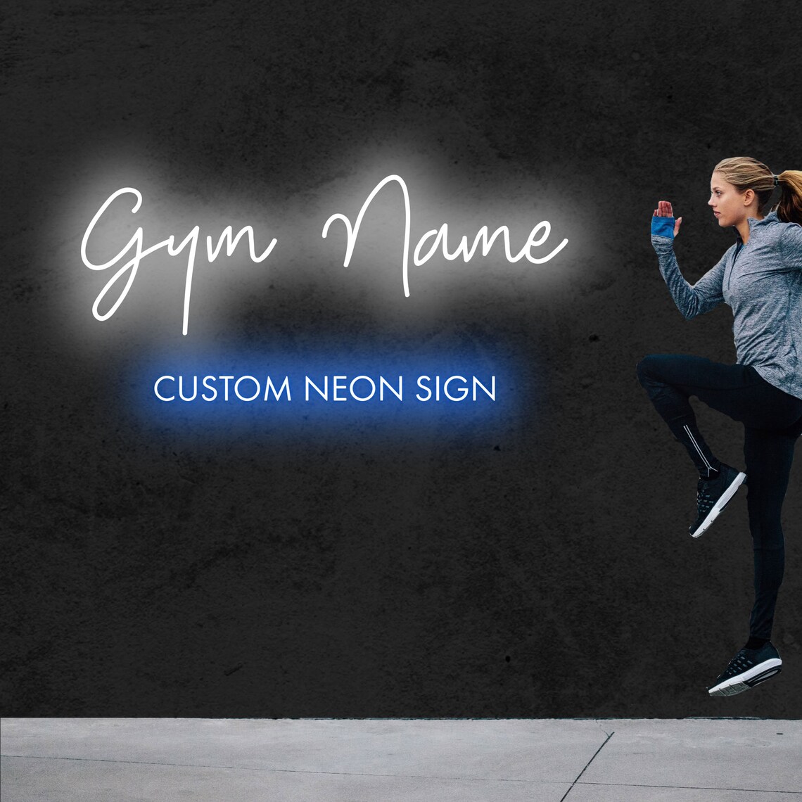 Neon Sign for Gym Neon Sign Custom Work Out Neon Sign | Etsy