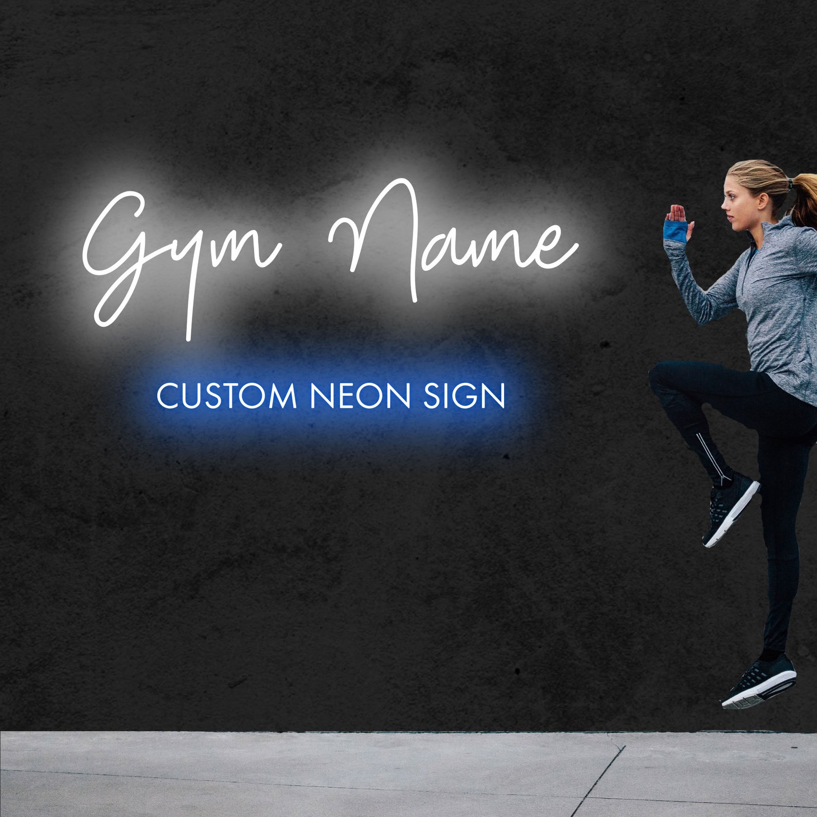 Neon Sign for Gym Neon Sign Custom Work Out Neon Sign | Etsy