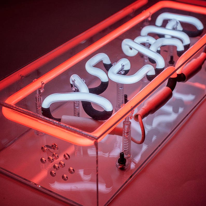 Neon Sign in Acrylic Box - Etsy