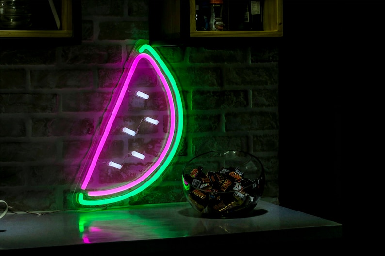 Watermelon LED Neon Sign Food Neon Sign Fruit Neon Sign - Etsy