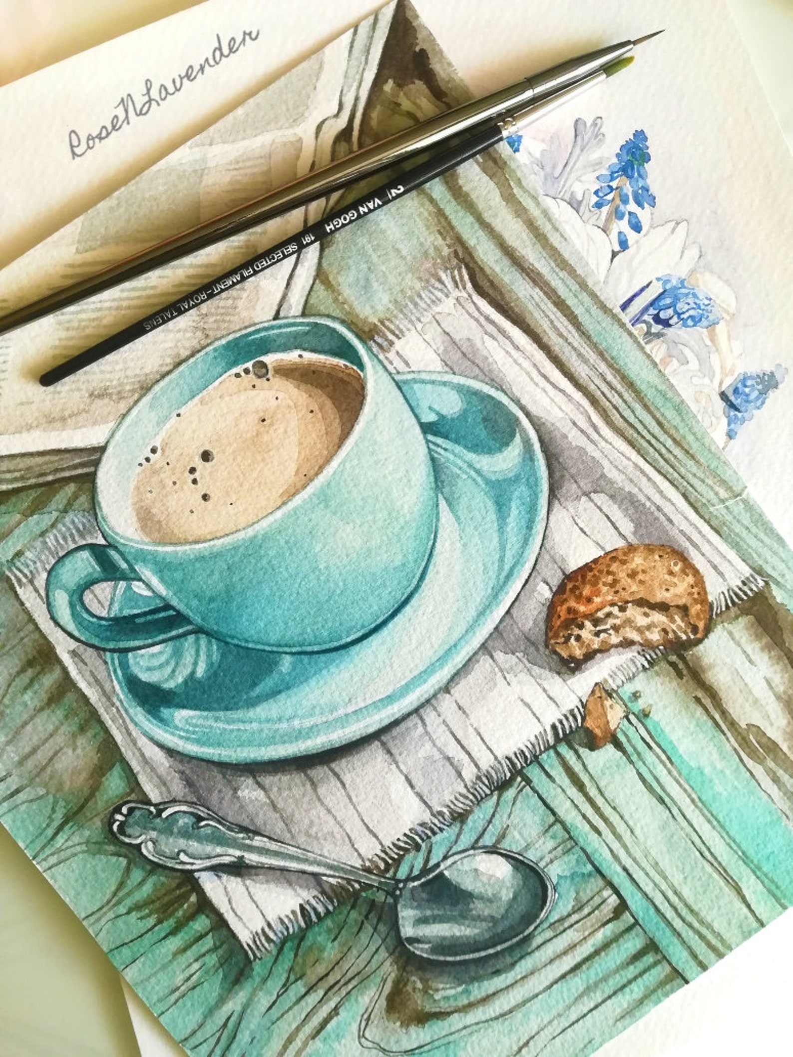 Original Watercolor, Kitchen Art, Still Life, Original Painting ...