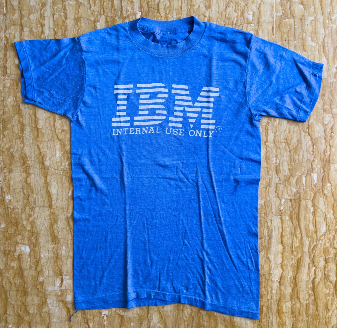 IBM 80s Vintage Light Blue T-shirt - Etsy