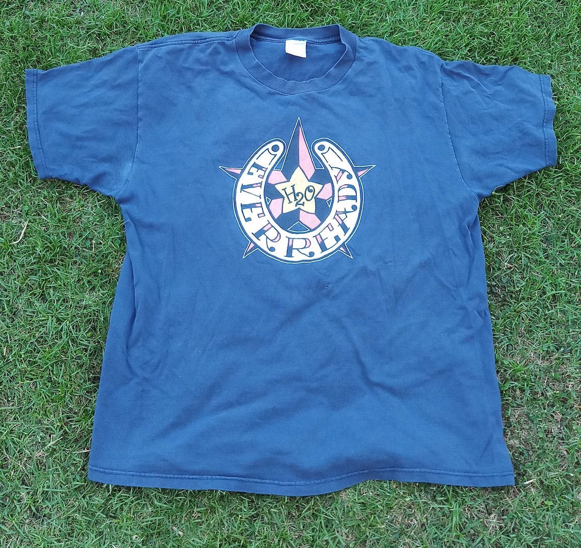 H2O EVER READY Original Vintage 90's Blue T-shirt Nyhc New York ...