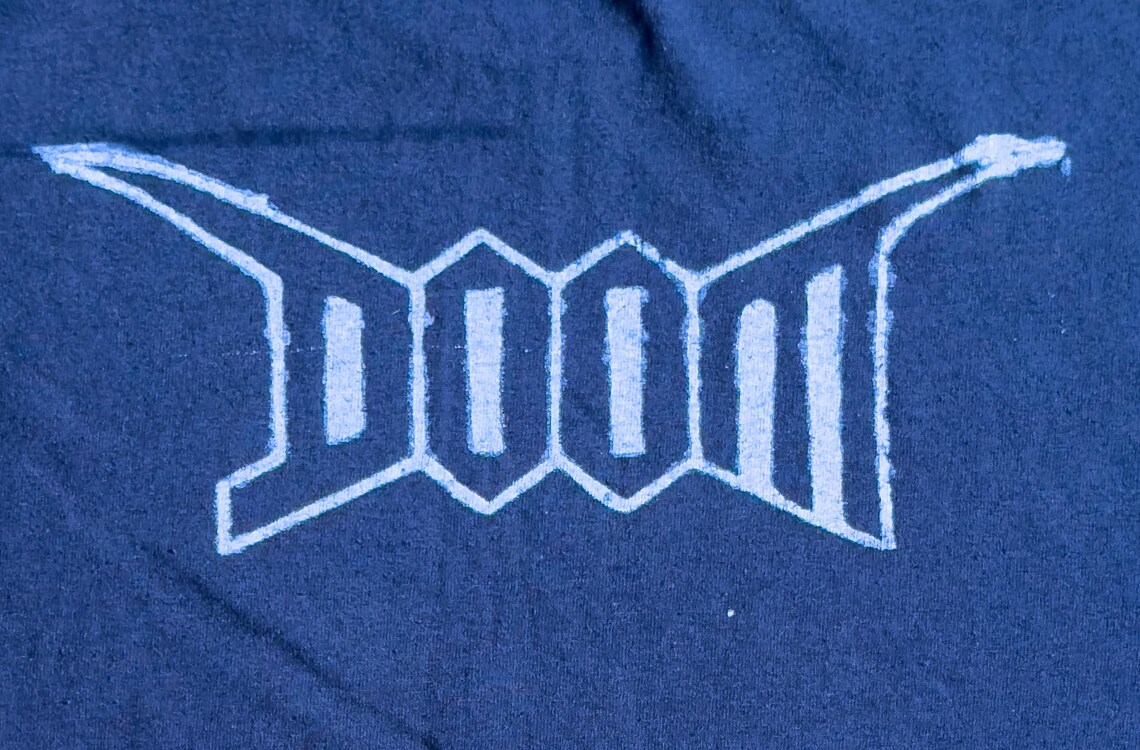 DOOM Doomageddon 80s Vintage Diy Black T-shirt Very Rare - Etsy