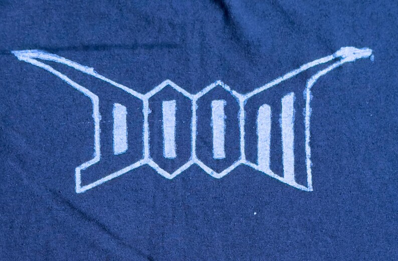 DOOM Doomageddon 80s Vintage Diy Black T-shirt Very Rare - Etsy