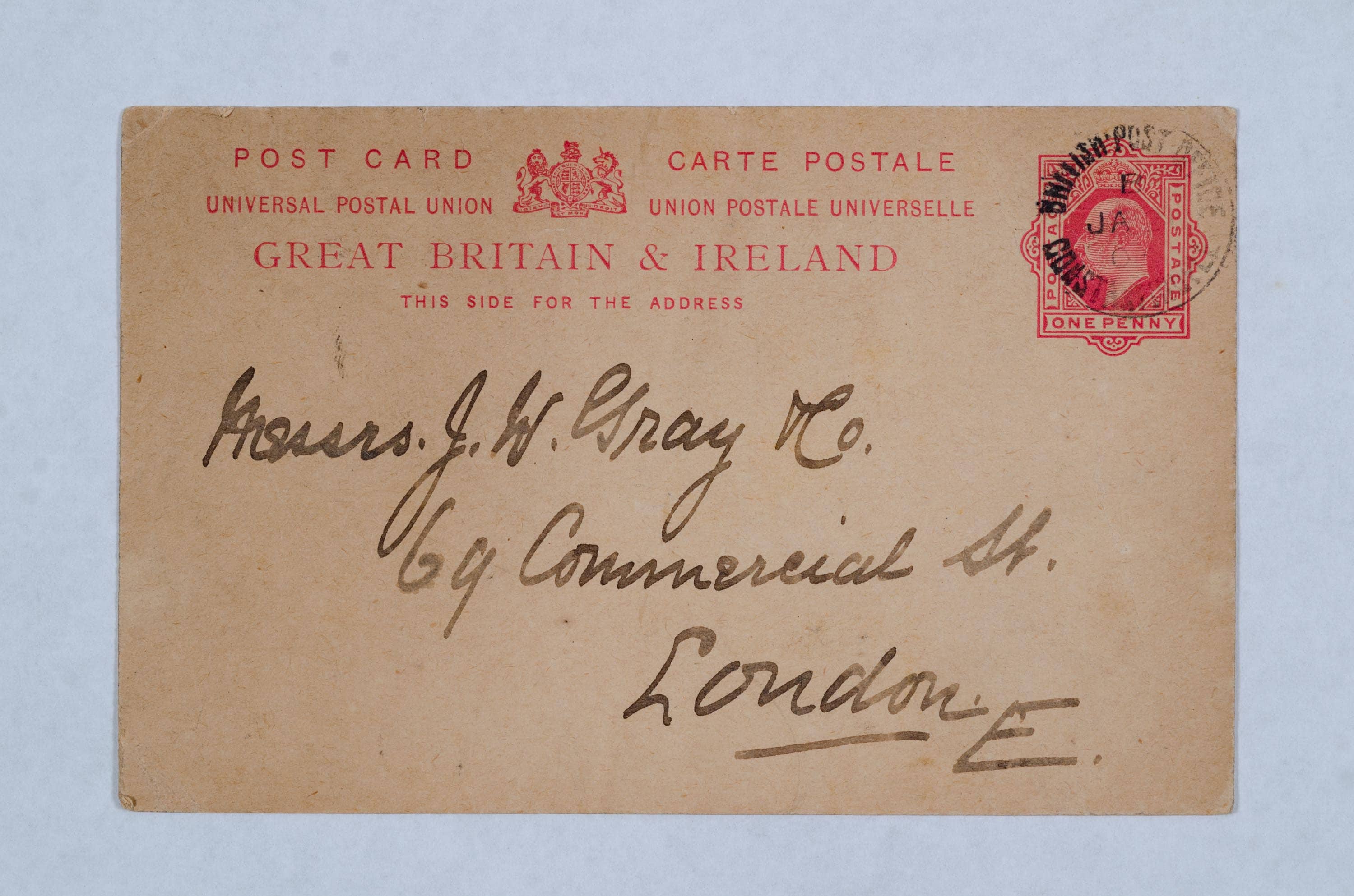 Constantinople British Post Office, Postcard From 1903 - Etsy