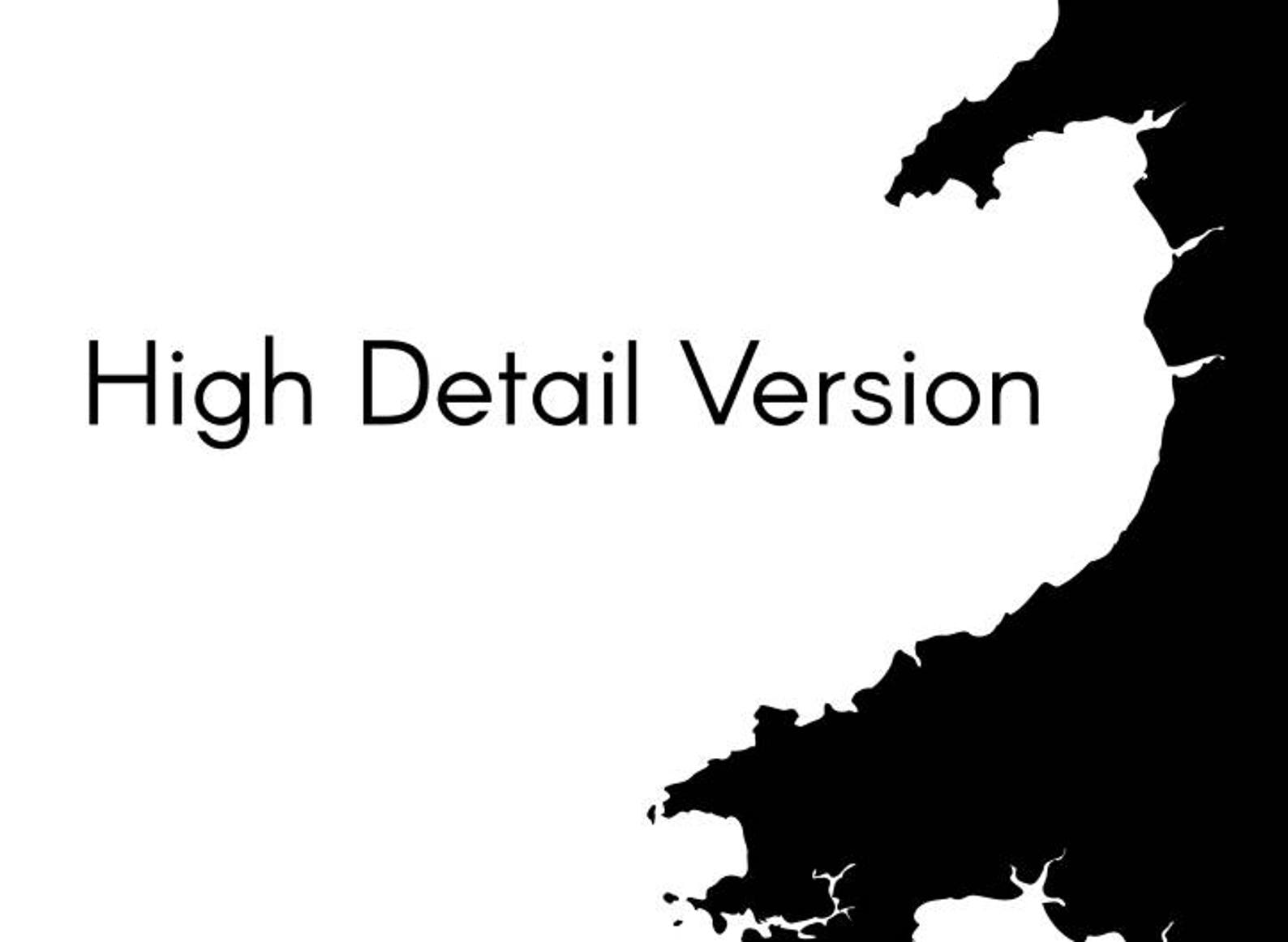 Wales SVG, PNG, Wales Silhouette, High Detail and Smoothed Versions ...