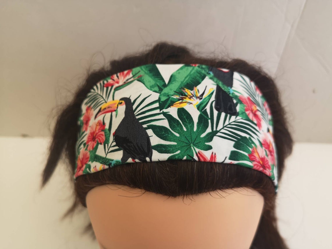Toucan Bird Headband With Elastic Bandtropical Print - Etsy UK