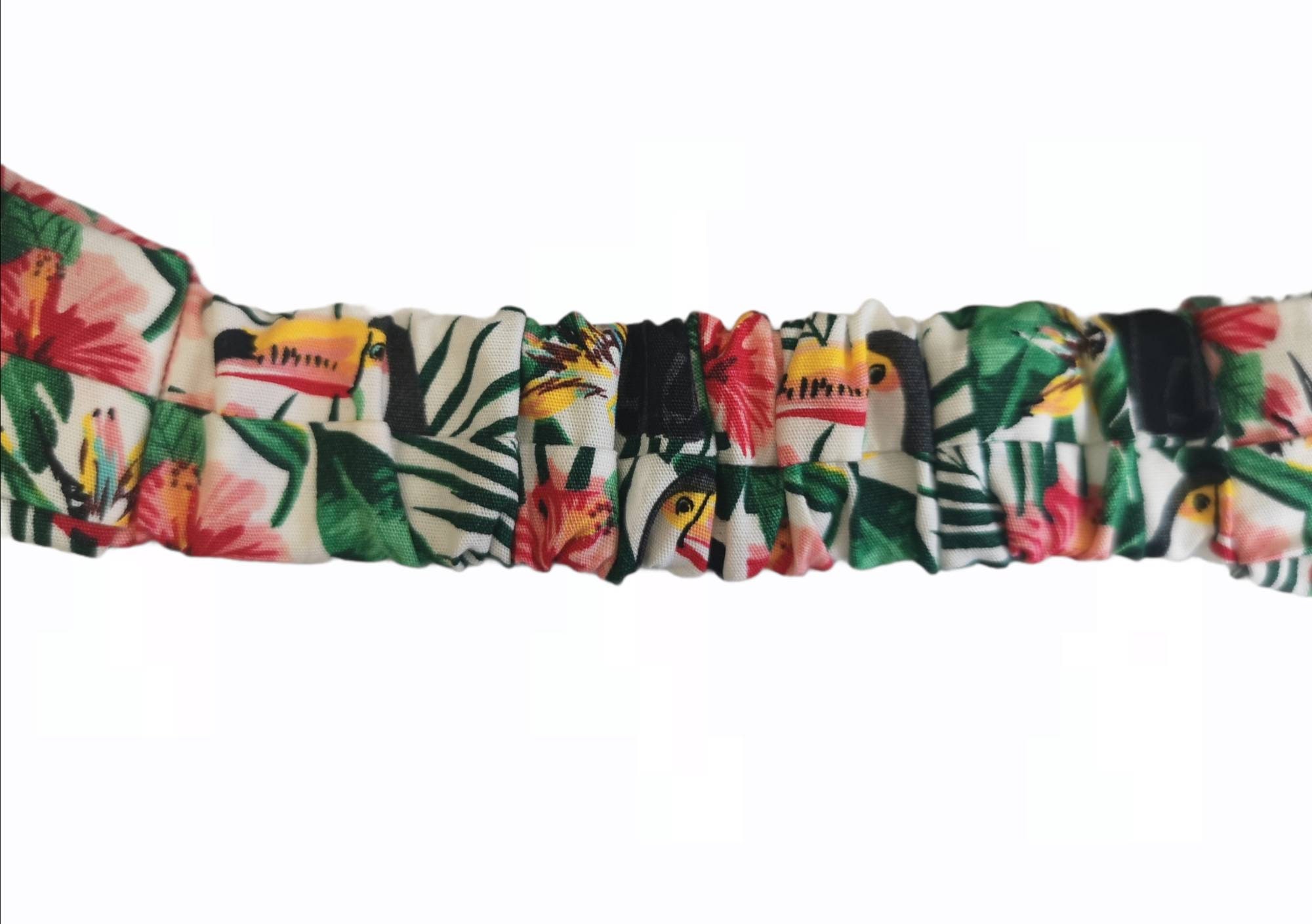Toucan bird headband with elastic bandtropical print | Etsy