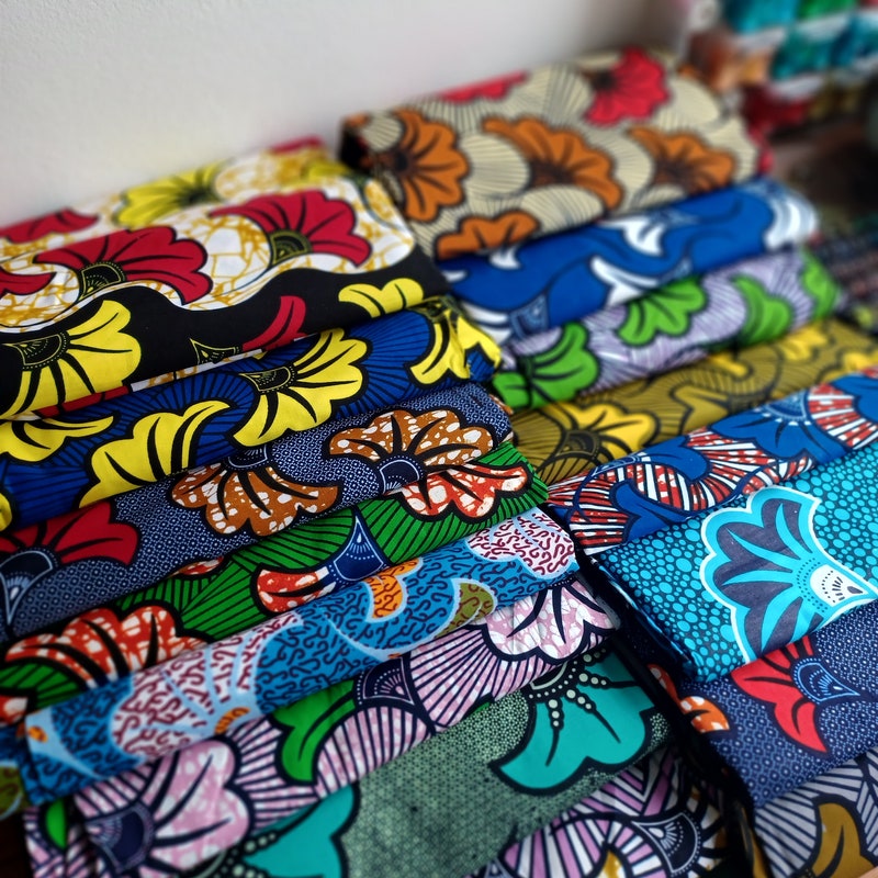 Wax Print Fabric - Etsy