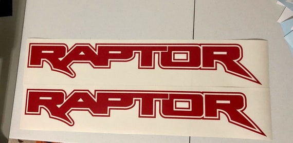 FORD RAPTOR Truck Side Bed Lettering Decals Vinyl Graphic Sticker