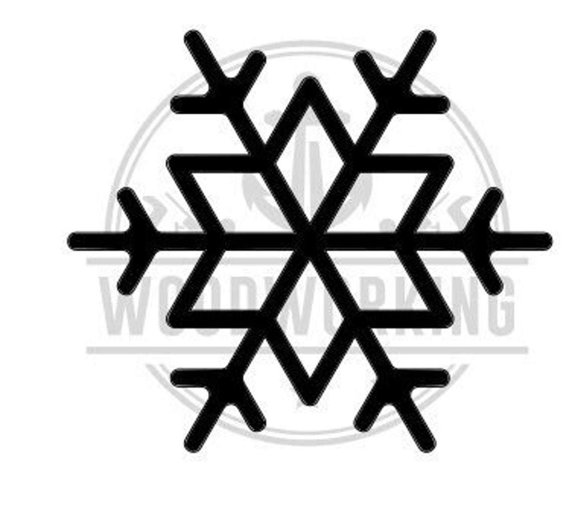 Snowflake SVG File, Cut File, CNC File, Cricut File, PNG File - Etsy