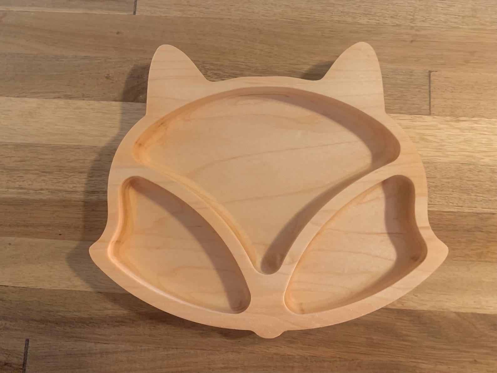Wooden Toddler Animal Plates | Wood Kid Animal Plates | Bunny | Duck ...