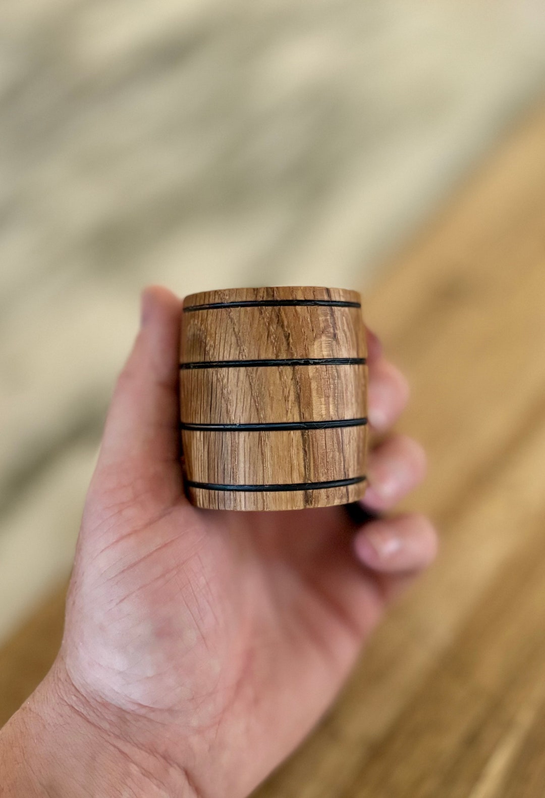 White Oak Shot Glass | Charred Wood Shot Glass | Whiskey Barrel | Wood ...