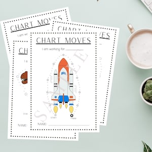 Chart Moves Behavior Tracker Digital Download ABA Tool Therapy ...