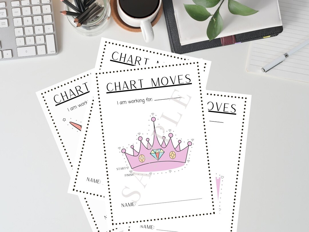 Unicorn Chart Moves Behavior Tracker Digital Download ABA Tool Therapy ...