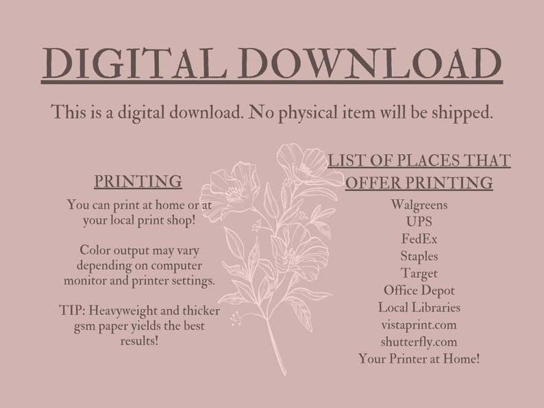 Boho Mental Health Prints | Inspirational Quote Posters (digital ...