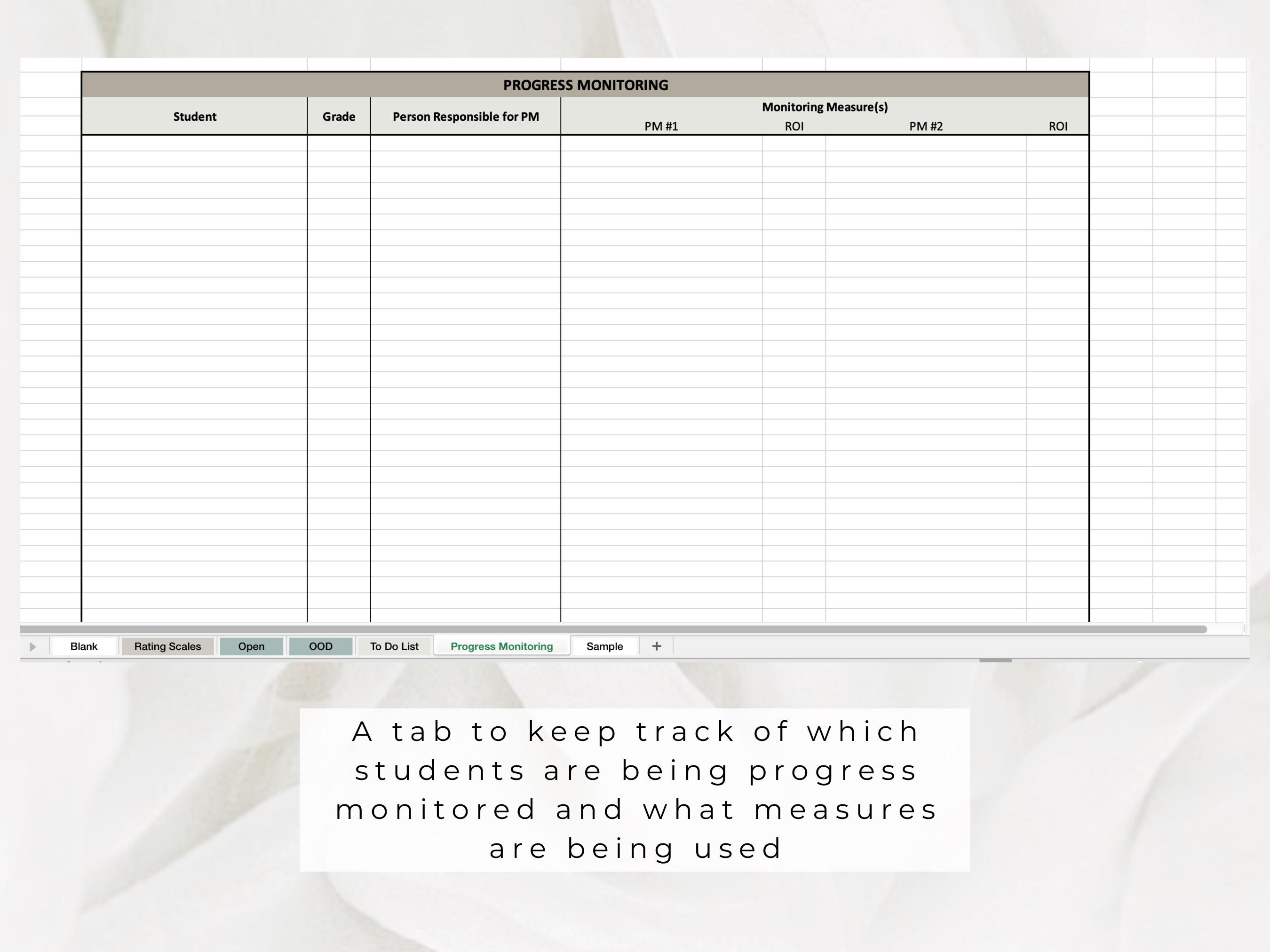 School Psychologist Caseload Spreadsheet | Version 2 | Editable Excel ...