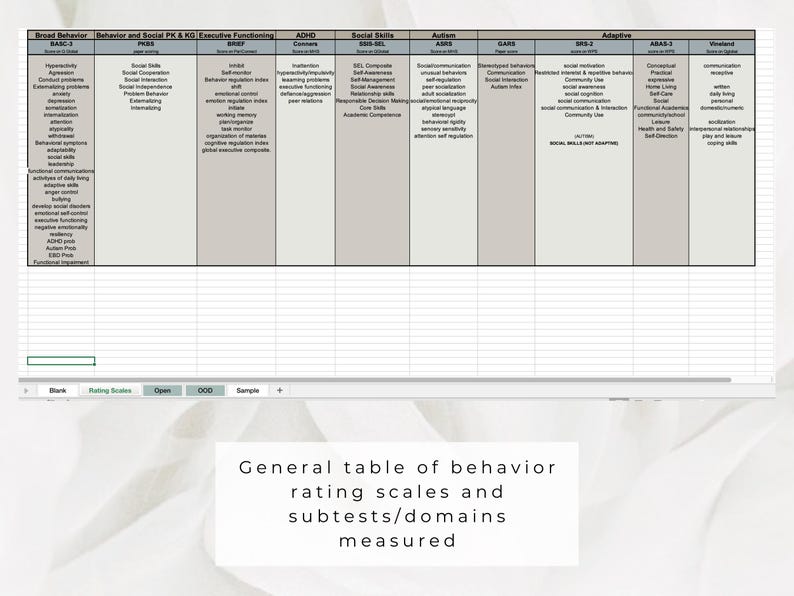School Psychologist Caseload Spreadsheet | Version 2 | Editable Excel ...