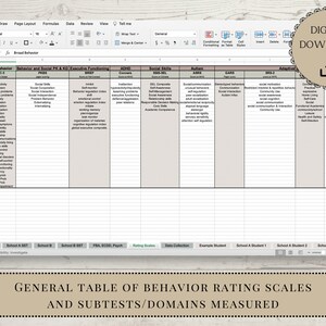 School Psychologist Caseload Spreadsheet | MULTIPLE SCHOOLS | Editable ...