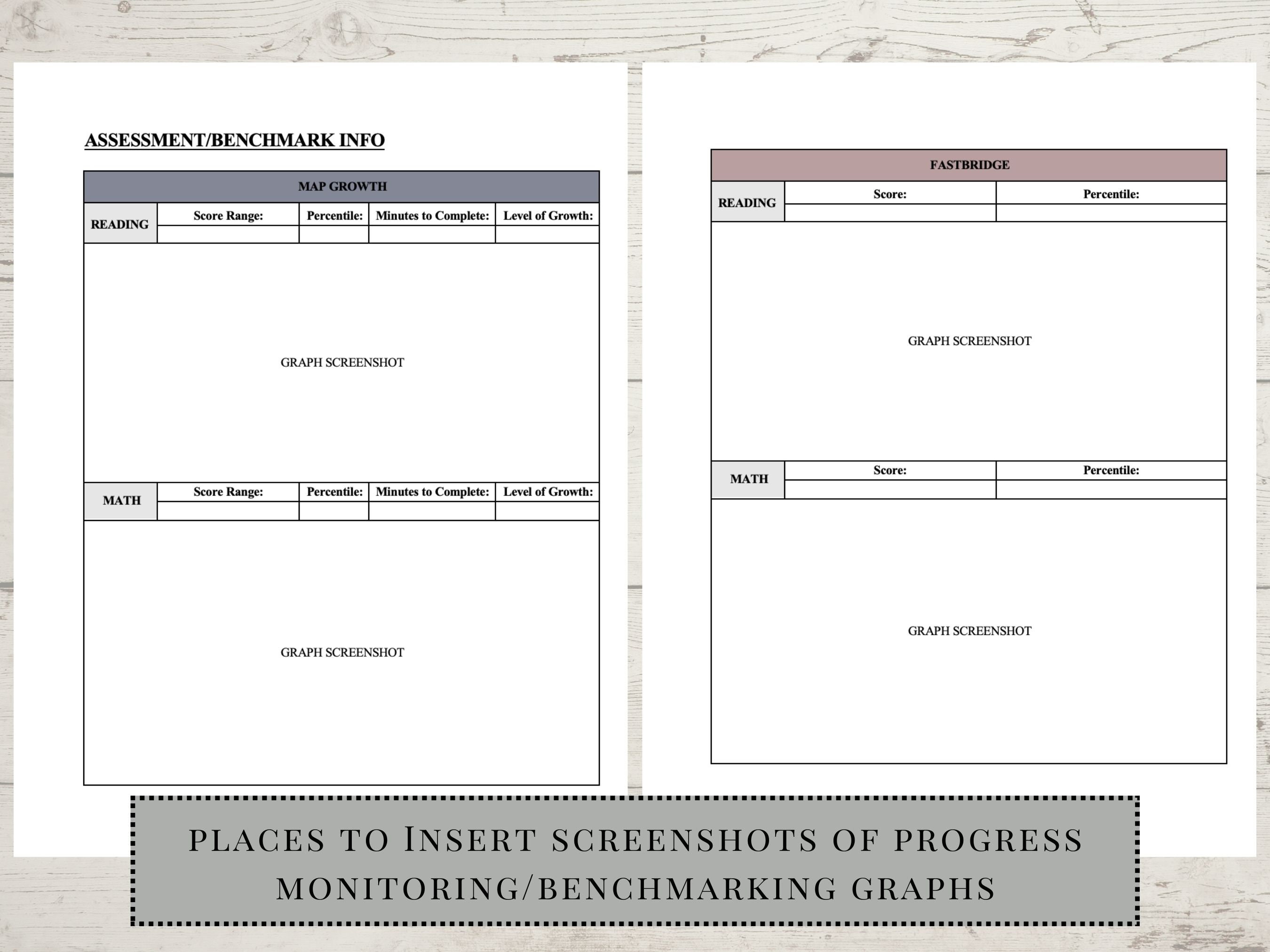 Student Record Review Editable Template Microsoft Word Special ...