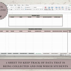 School Psychologist Caseload Spreadsheet | MULTIPLE SCHOOLS | Editable ...
