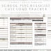 School Psychologist Caseload Spreadsheet | MULTIPLE SCHOOLS | Editable ...