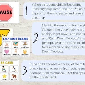 Calm Down Toolbox | Break Card | Visual Prompt | Digital Download ...