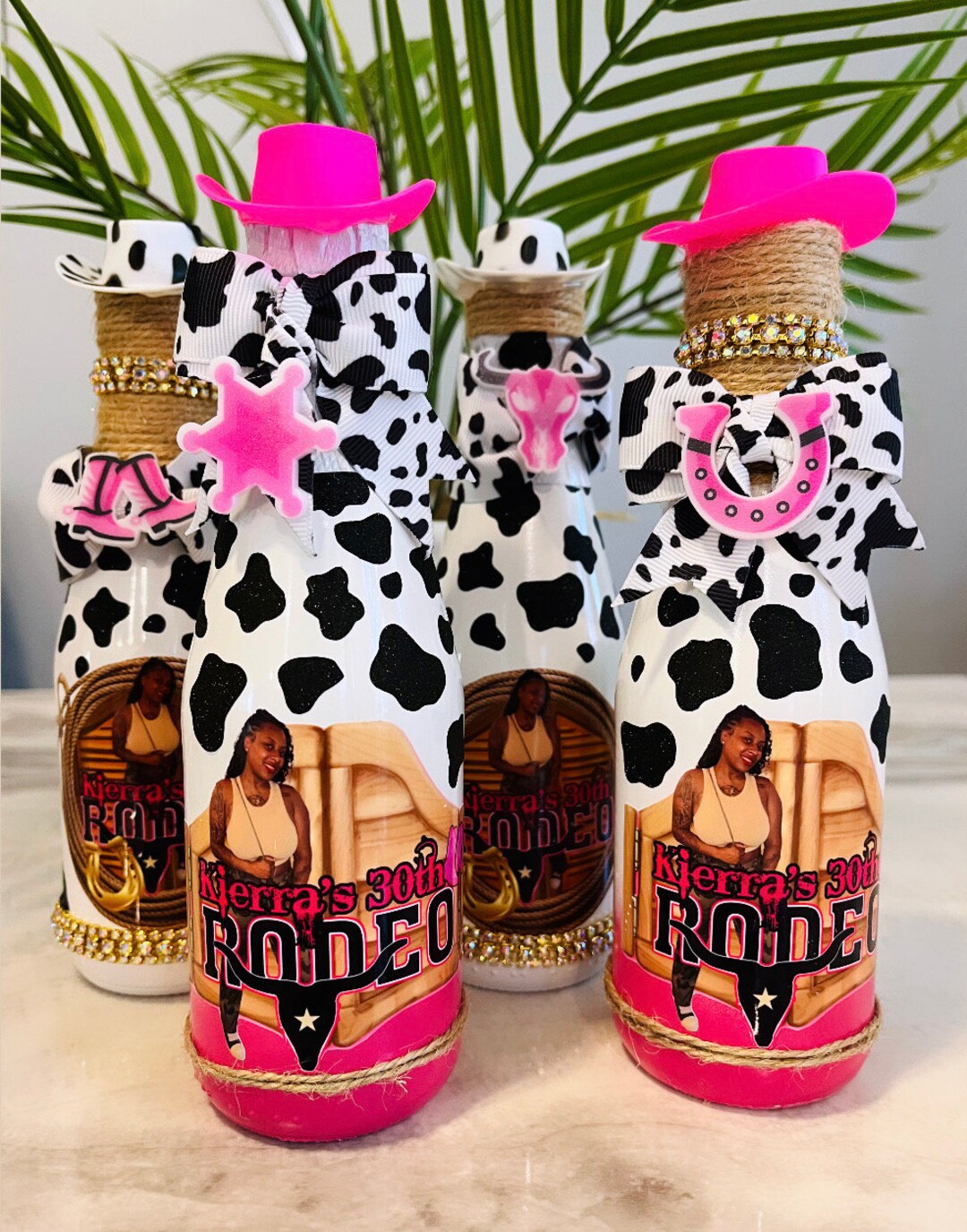 Rodeo Theme Glam Bottles - Etsy