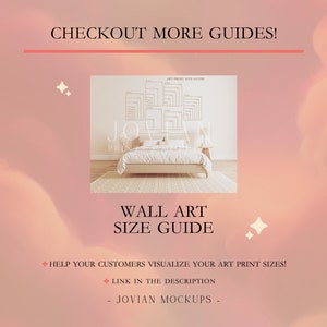 Wall Art Size Guide, Bedroom Frame Size Guide, Frame Size Guide ...
