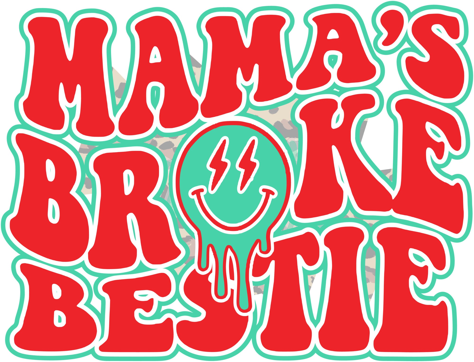 Mama's Broke Bestie Smiley PNG, Sublimation, Instant Download - Etsy