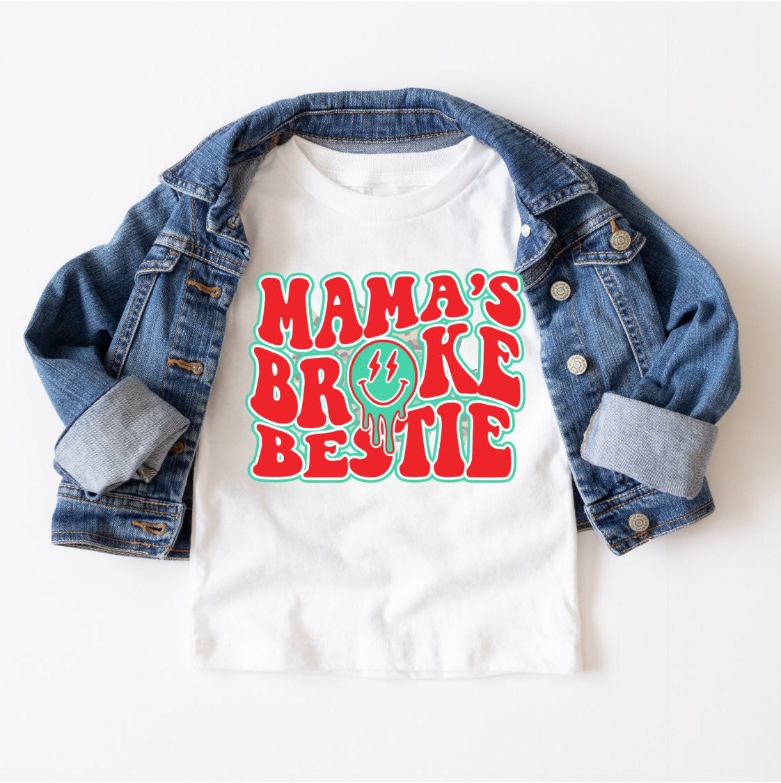 Mama's Broke Bestie Smiley PNG, Sublimation, Instant Download - Etsy