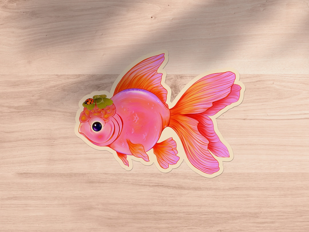 Guppy 4 in Sticker Artwork Magdalenejeanne - Etsy