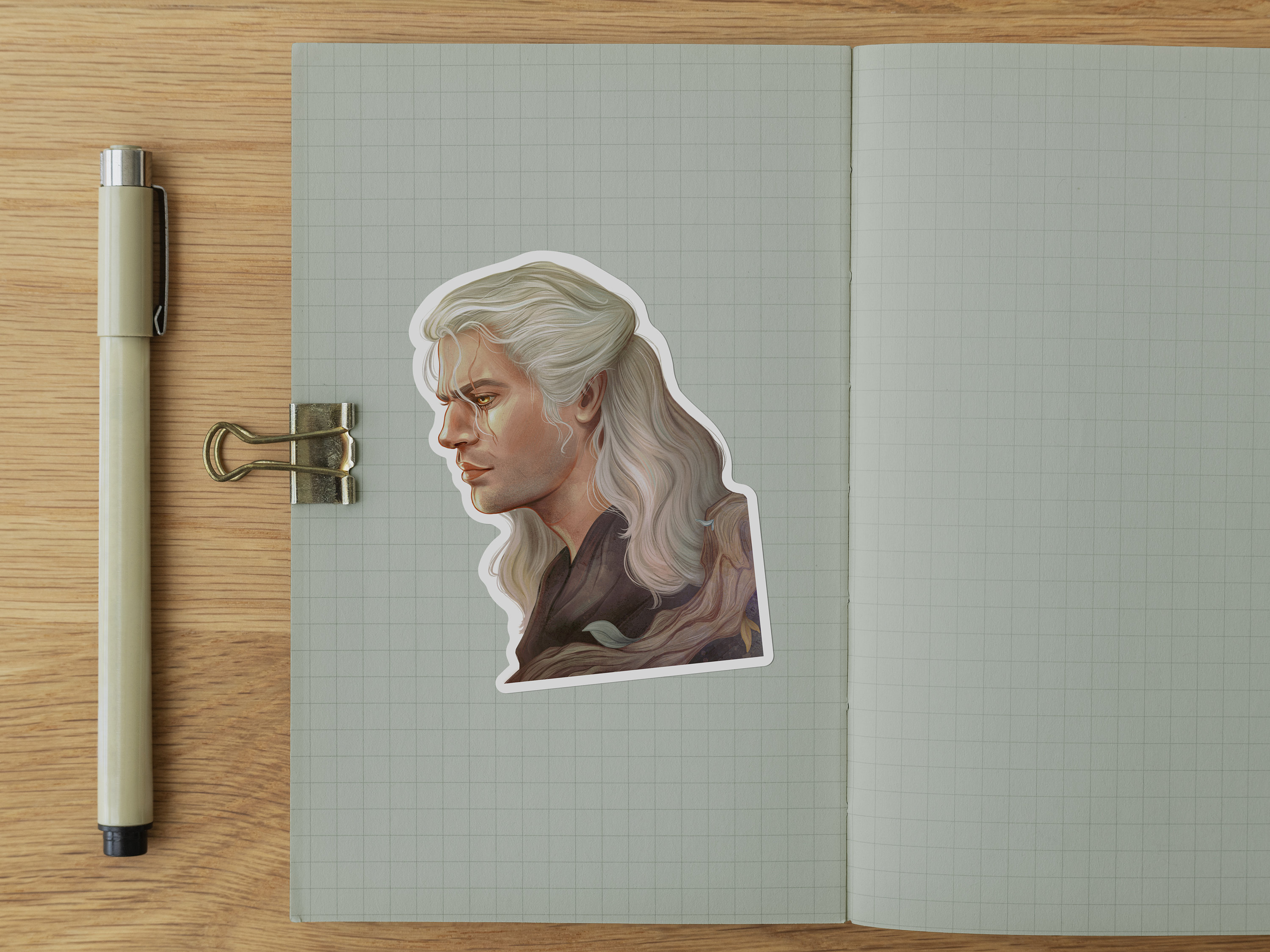 Witcher 4 in Sticker Artwork Magdalenejeanne - Etsy