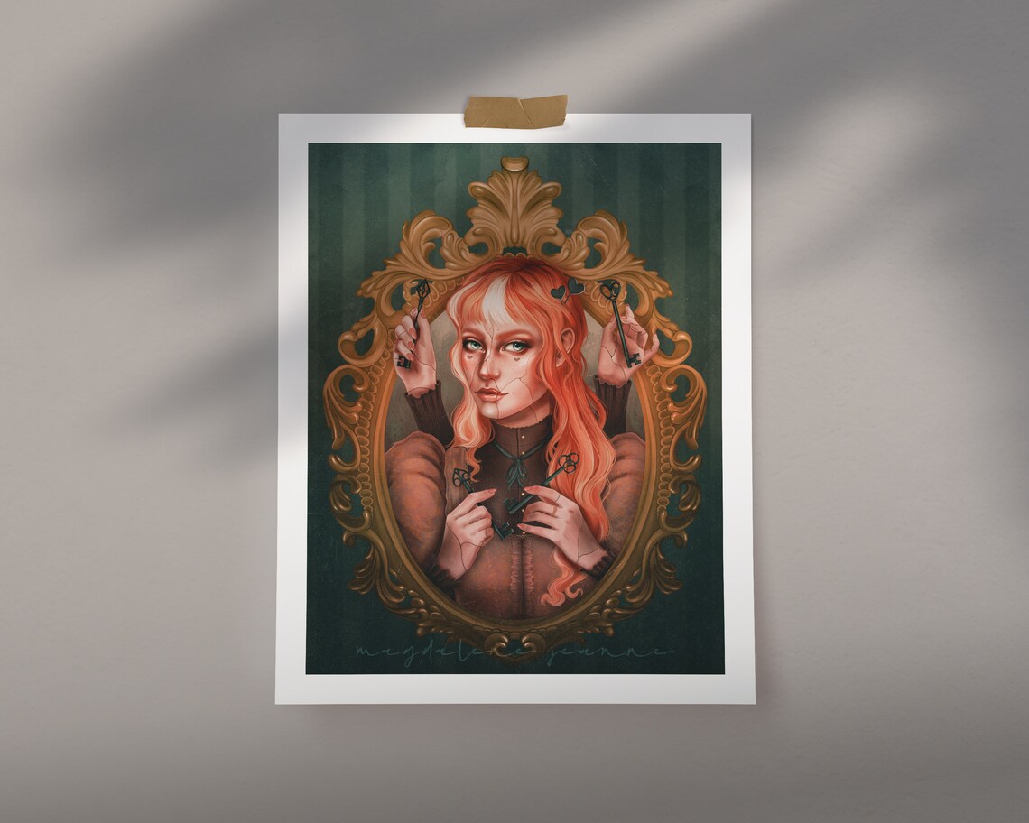 Key Keeper - 8x10 Print | Artwork | Magdalenejeanne - Etsy