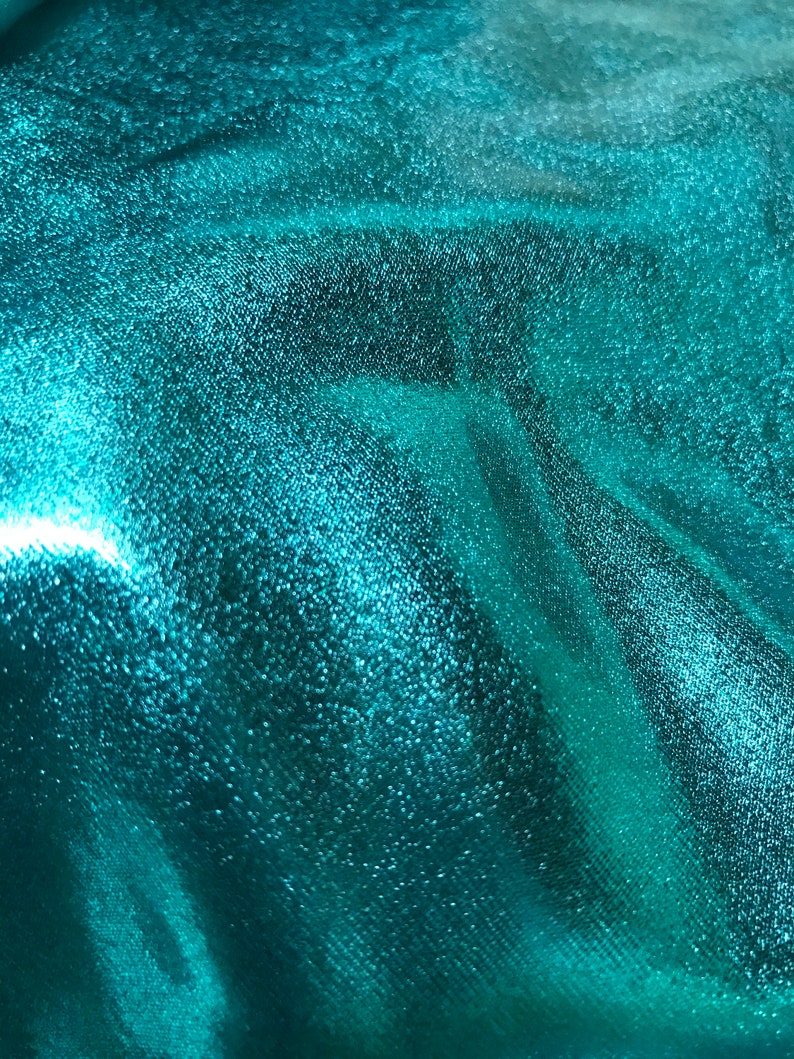 Stretch Turquoise Polyester Spandex Yardage - Etsy