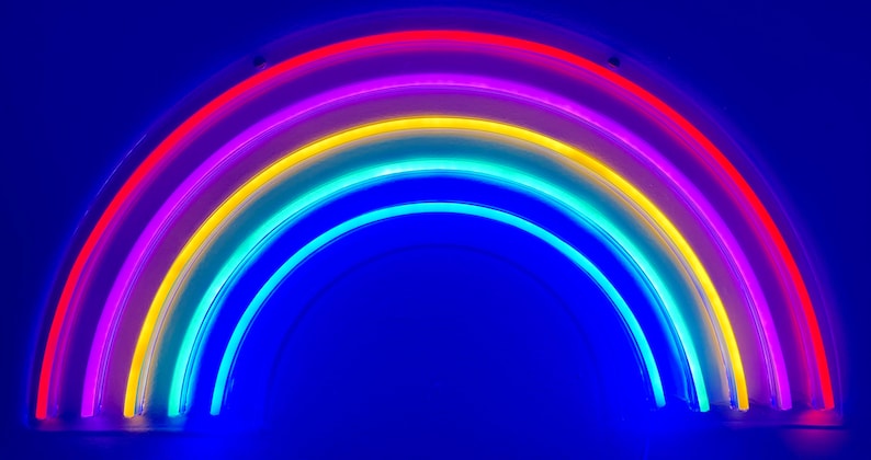 Neon Rainbow Light - Etsy
