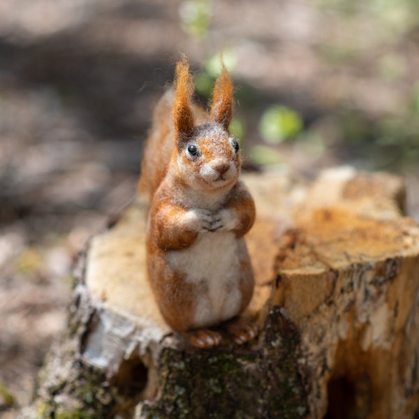 Felted Squirrel - Etsy