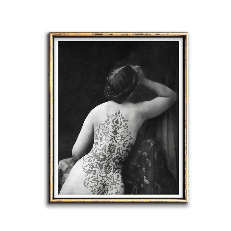 Vintage Tattoo Figure - Etsy