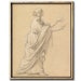 Classical Art Vintage Pencil Drawing of a Woman Downloadable Print ...
