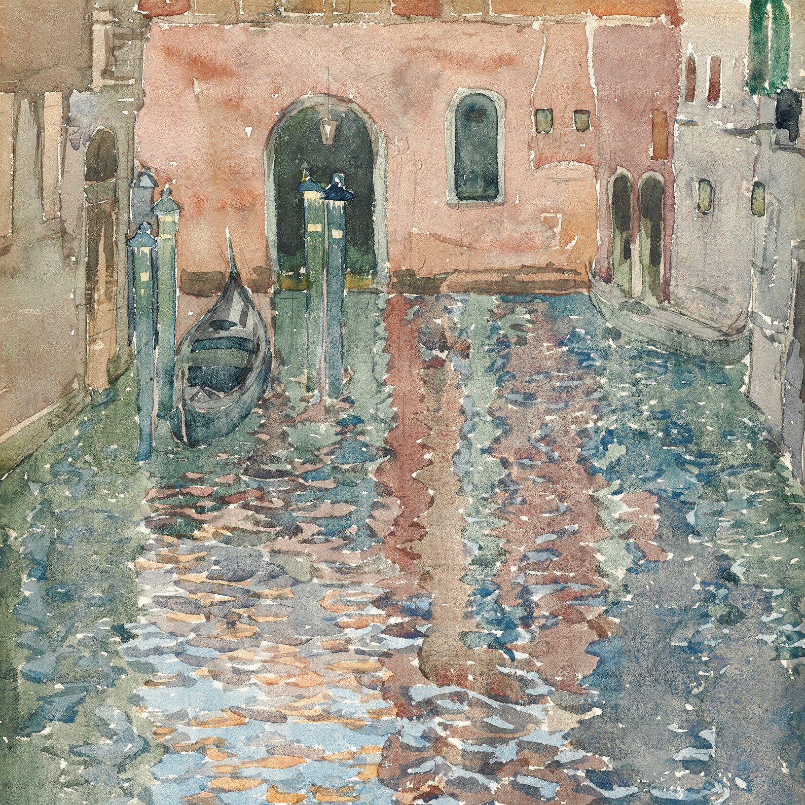 Venice Watercolor Painting Printable Wall Art, Venetian Canals Travel ...