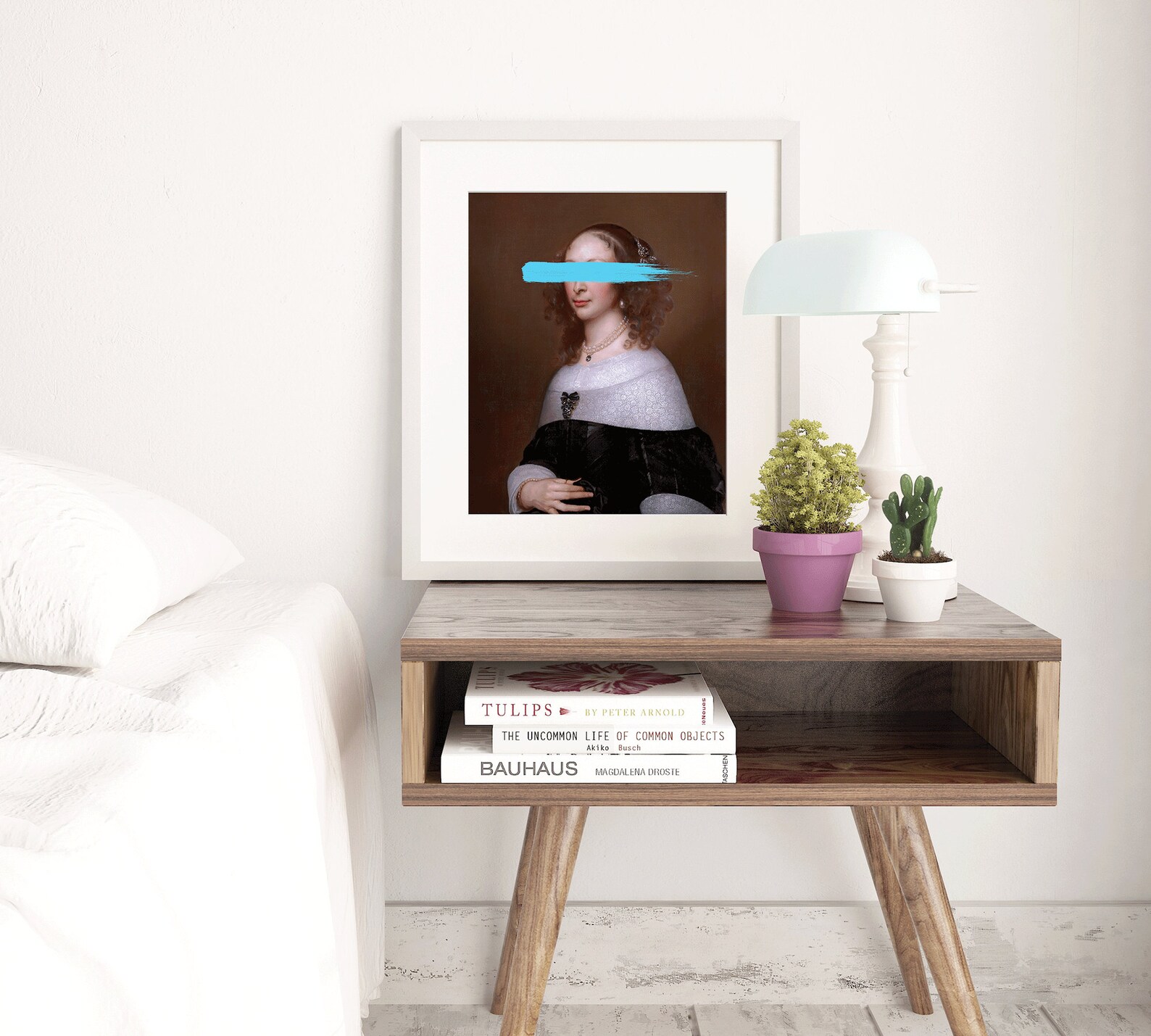 Altered Painting Portrait of a Woman Downloadable Prints - Brush Stroke ...