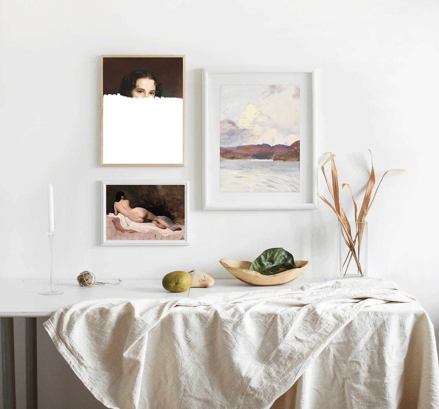 Figure Study Female Figure Painting Printable Wall Art - Etsy