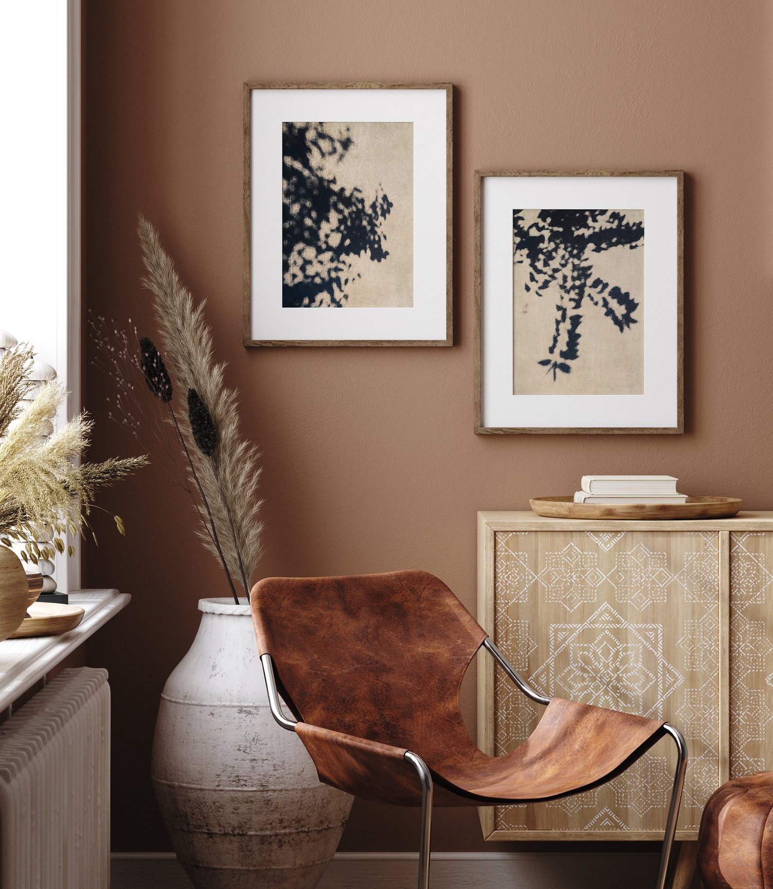 Abstract Shadow Photography Printable Artwork Set of Two Digital Prints ...
