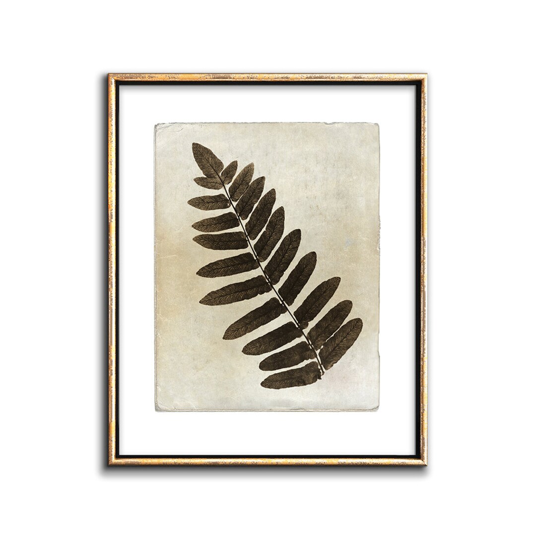 Leaf Print Farmhouse Wall Art Downloadable Print Botanical - Etsy