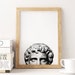 Peekaboo Roman Printable Artwork, Quirky Art Roman Statue Print ...
