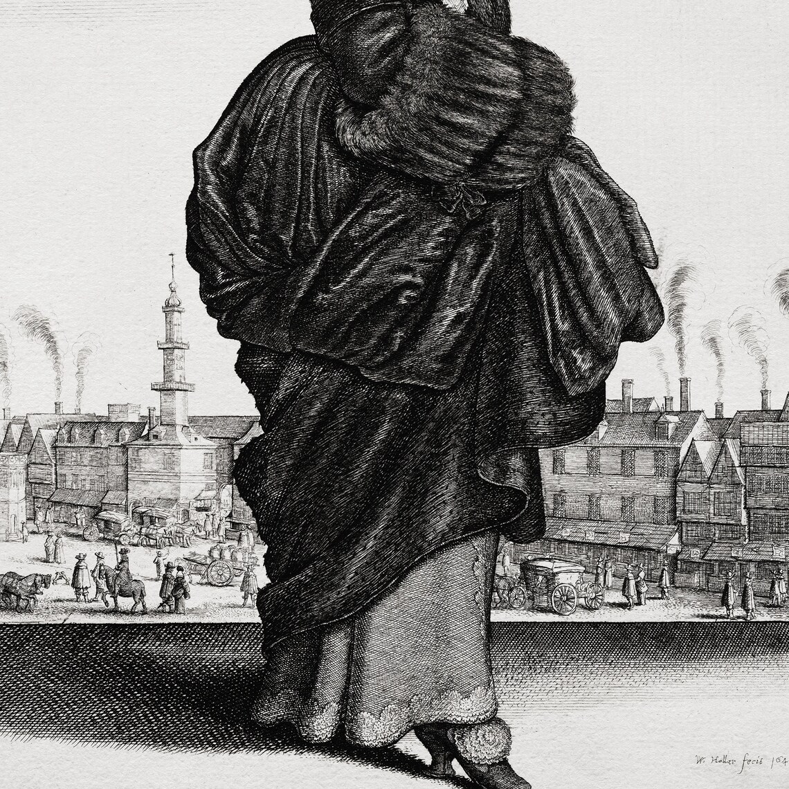 Quirky Vintage Costume Illustrations Digital Print Set Masked - Etsy