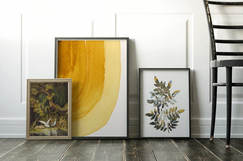 Botanical Poster Collage Art Printable Artwork, Colorful Wall Art ...