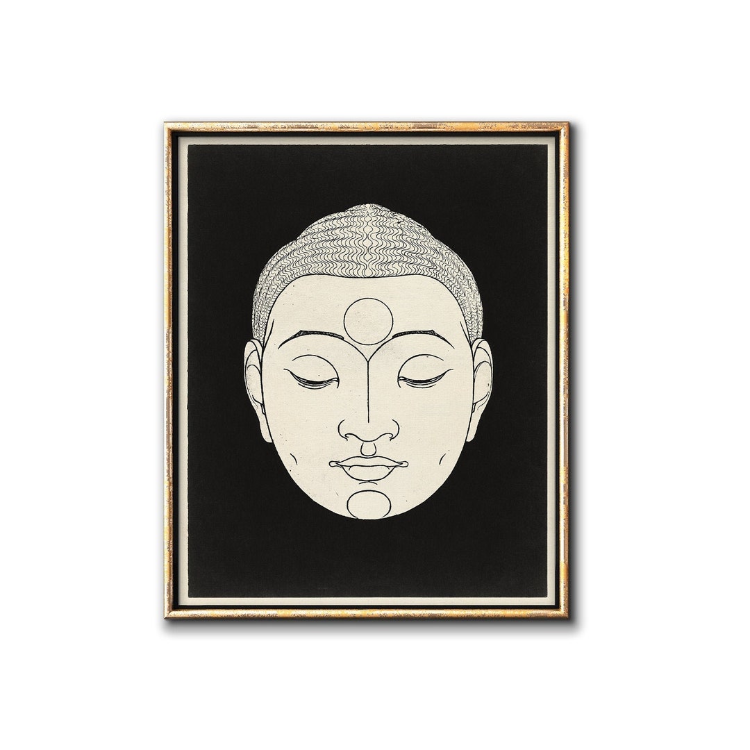 Buddha Print Digital Download, Spiritual Meditation Art Downloadable ...